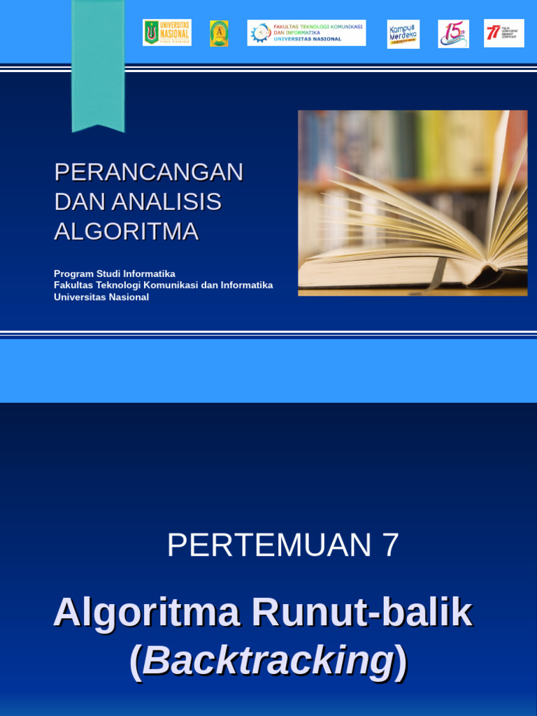 Pertemuan 7 - Algoritma Backtracking | PDF