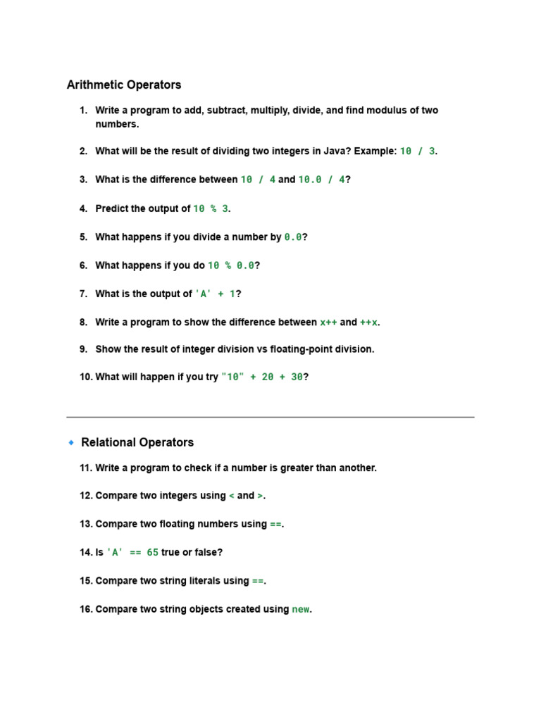 Opeators Questions | PDF | Chess | Chess Theory