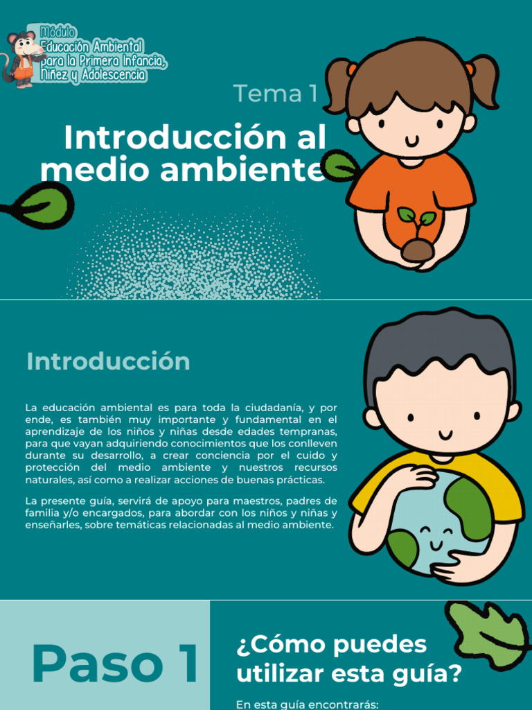 TEMA 1 Introduccion Al Medio Ambiente V2 | PDF | Entorno natural ...