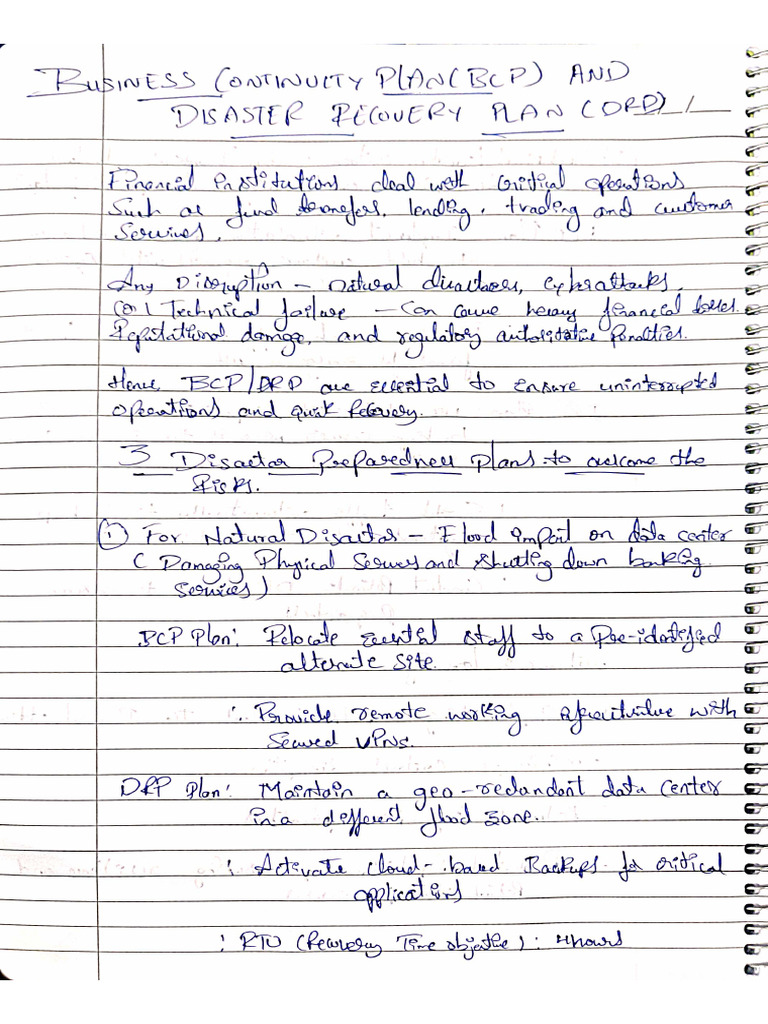 BCP DRP | PDF