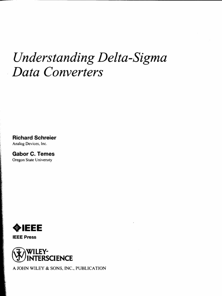 Understanding Delta-Sigma Data Converters: Oleee | Download Free PDF | Digital To Analog ...