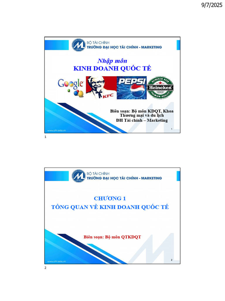 Slide Bai Giang KDQT 2025 | PDF