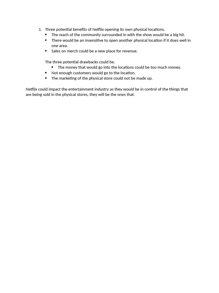 Netflix Retail Project | PDF