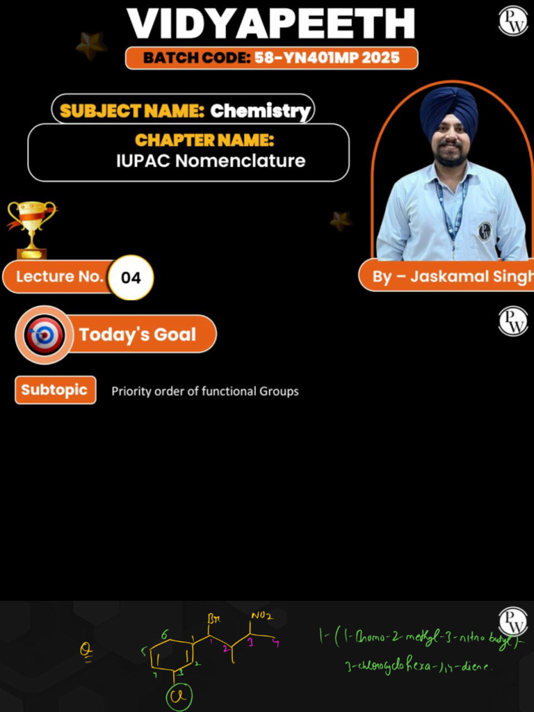 Priority Order of Functional Group PDF | PDF