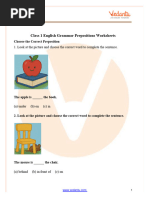 Doing Words Worksheet for Class 1 | PDF