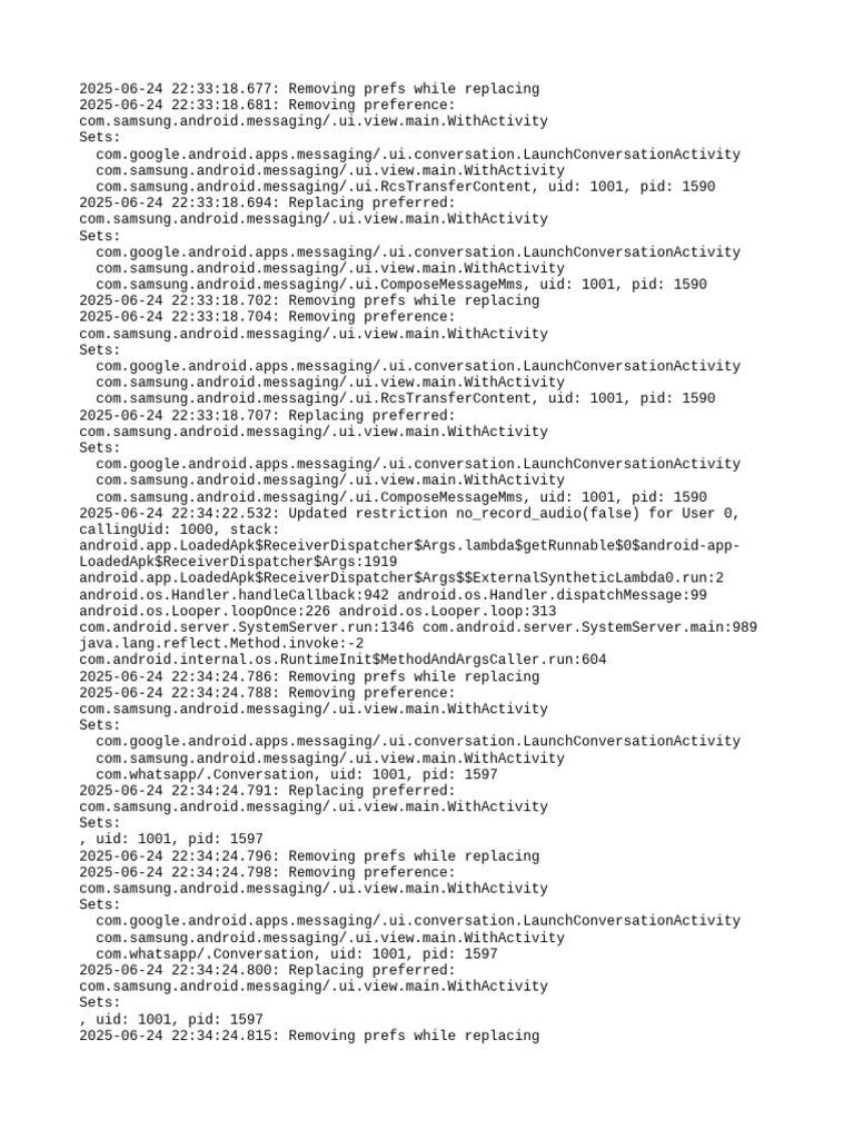 pm_debug_info | PDF | Android (Operating System) | Mobile ...