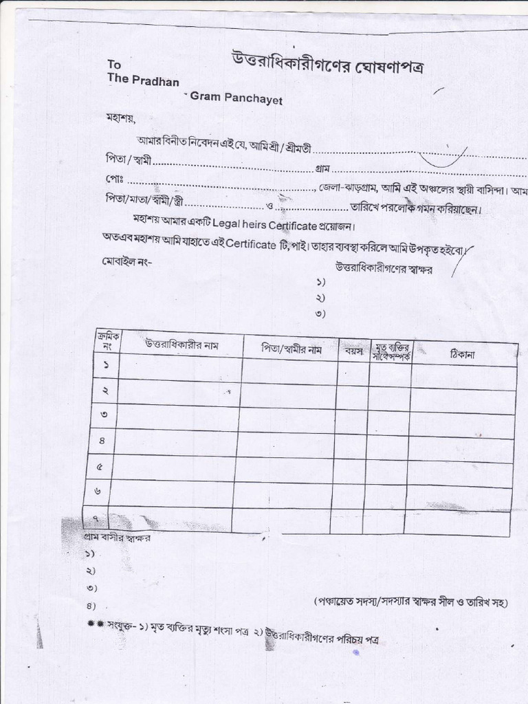 WARISH Application | PDF