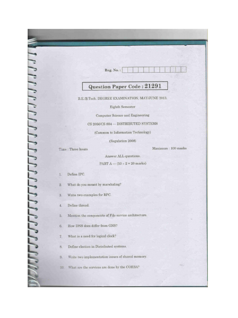 University QP3 - DS | PDF