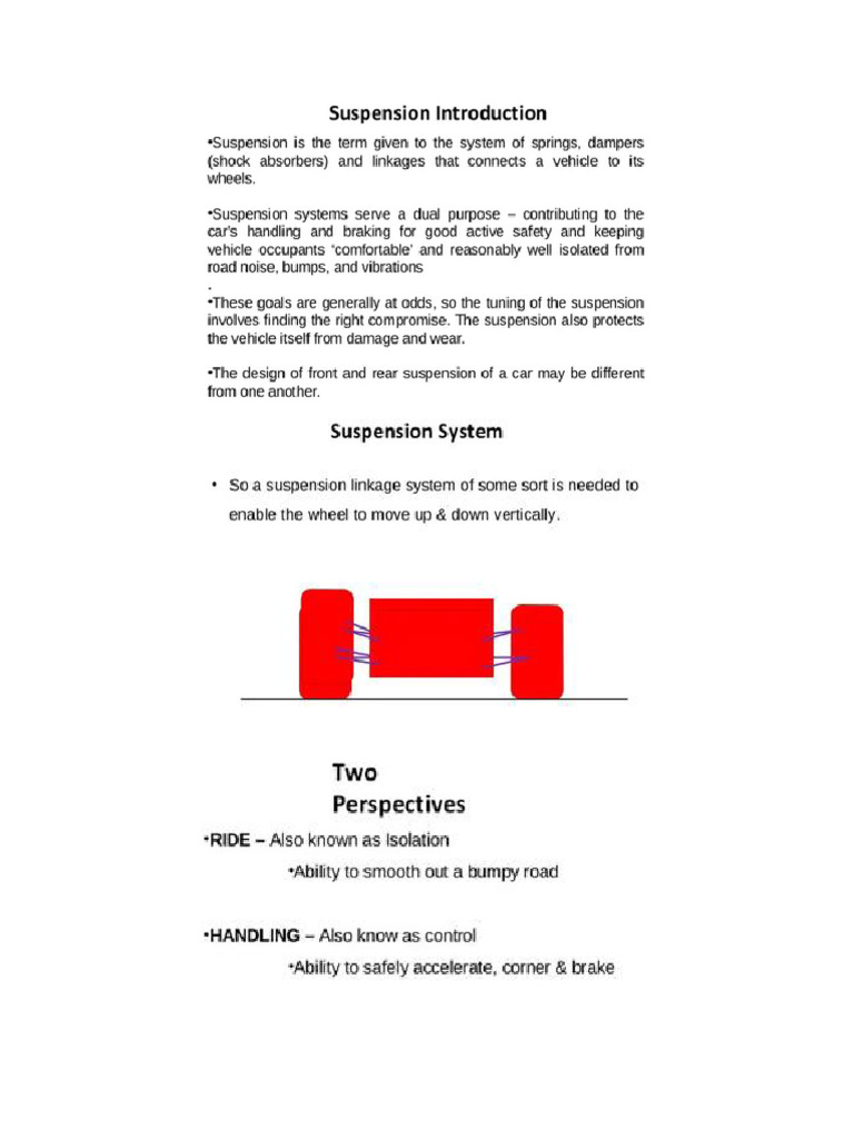 UNIT5 Suspension System | PDF