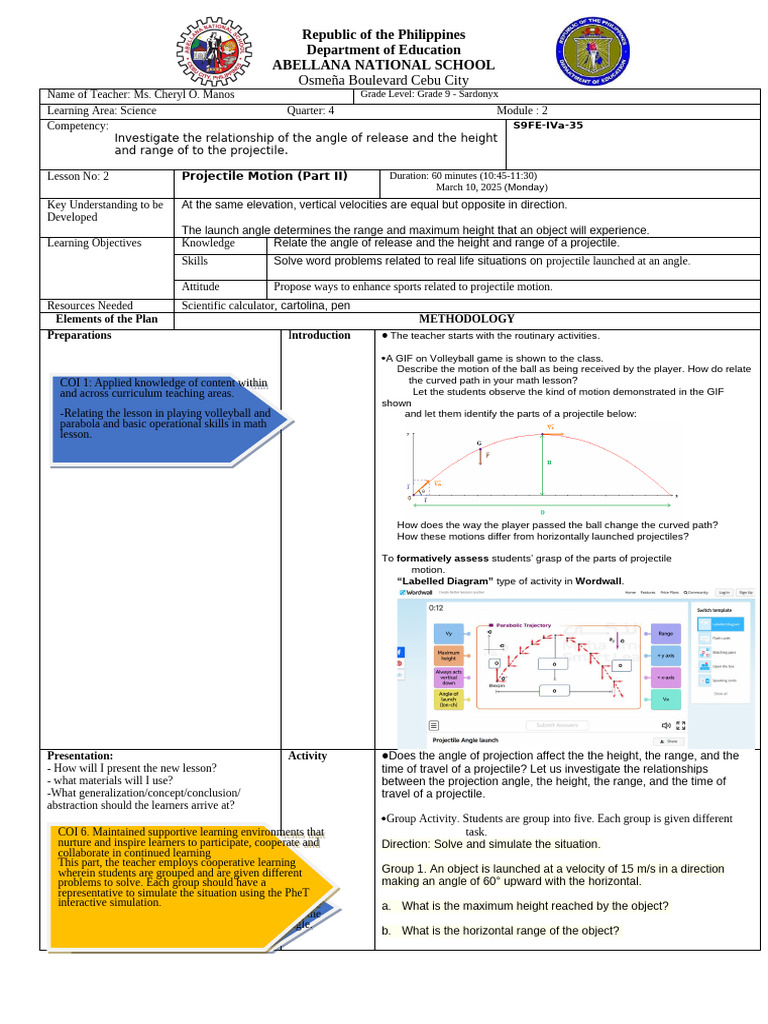 Understanding Projectile Motion | PDF | Projectiles | Learning