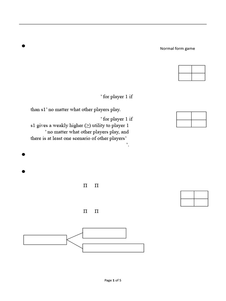 Micro Theory Game Strategies & Solutions | PDF | Systems Theory ...