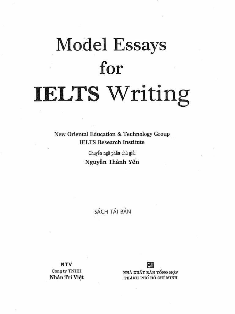 Model Essays For Ielts Writing | PDF