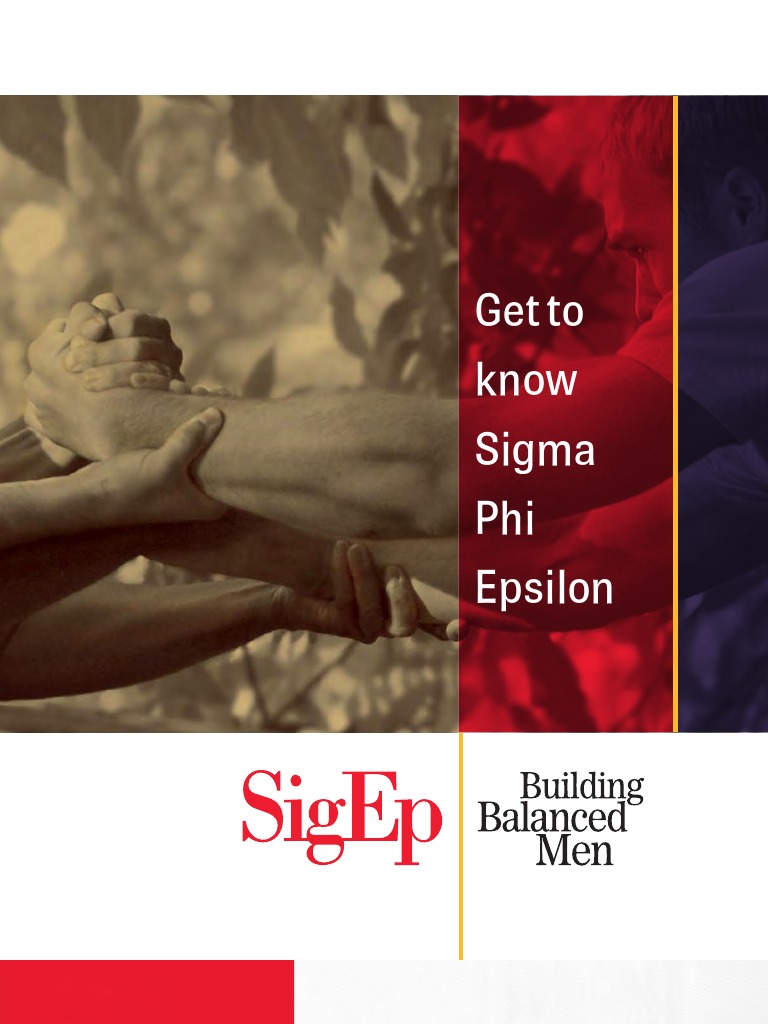 Get To Know Sigma Phi Epsilon | PDF | Cognition | Psychological Concepts