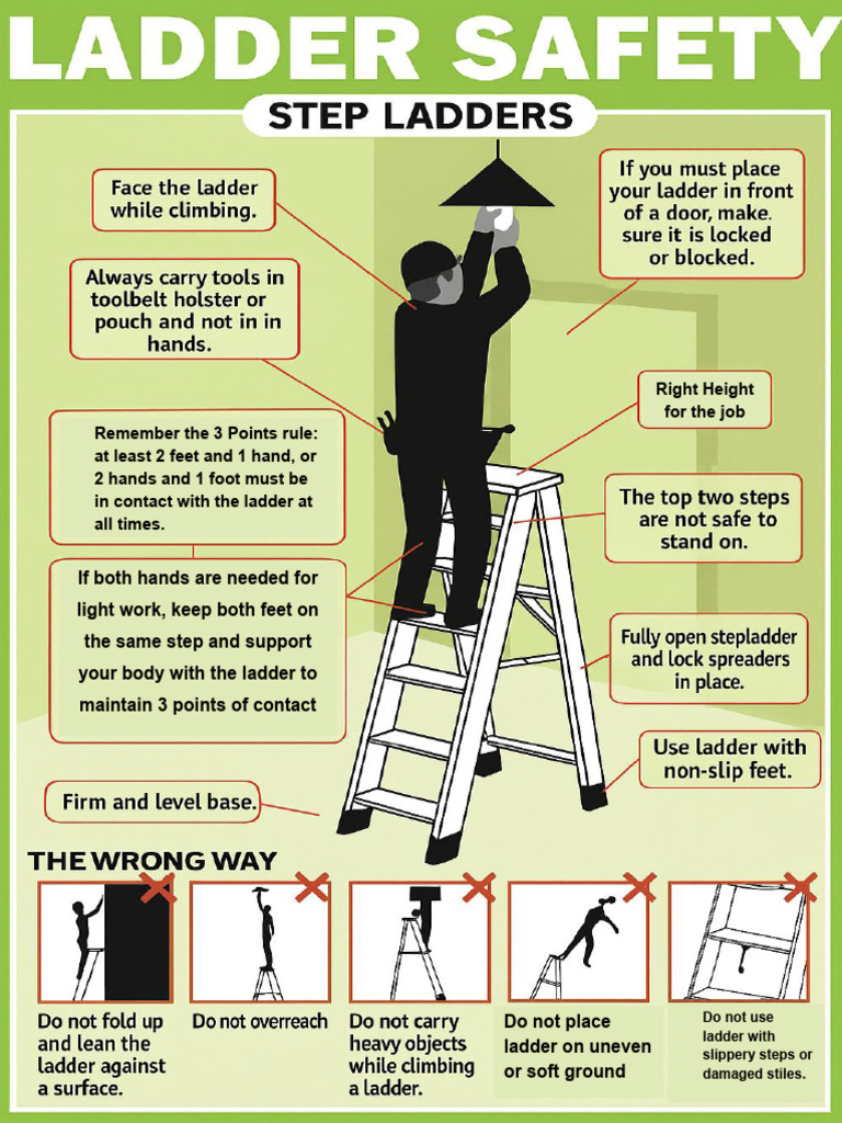 Ladder Safety All Language | PDF