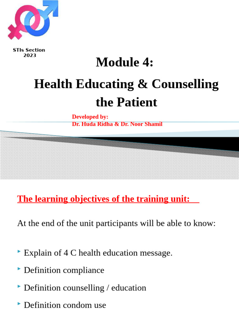 STIs Education & Counselling 33 | PDF | Sexually Transmitted Infection ...