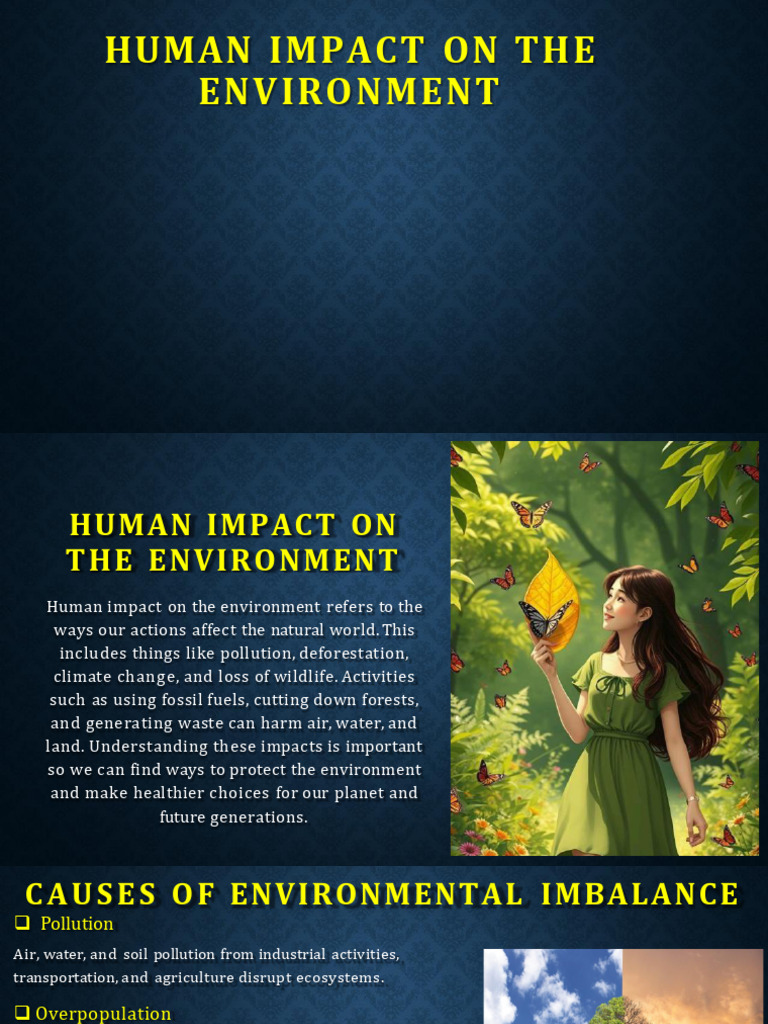 Human Impact On The Environment - Uhv Case Study | PDF | Pollution | Human Impact On The Environment