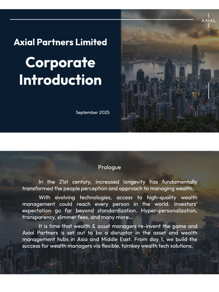 Axial Partners: Wealth Management 2025 | PDF | Asset Allocation ...