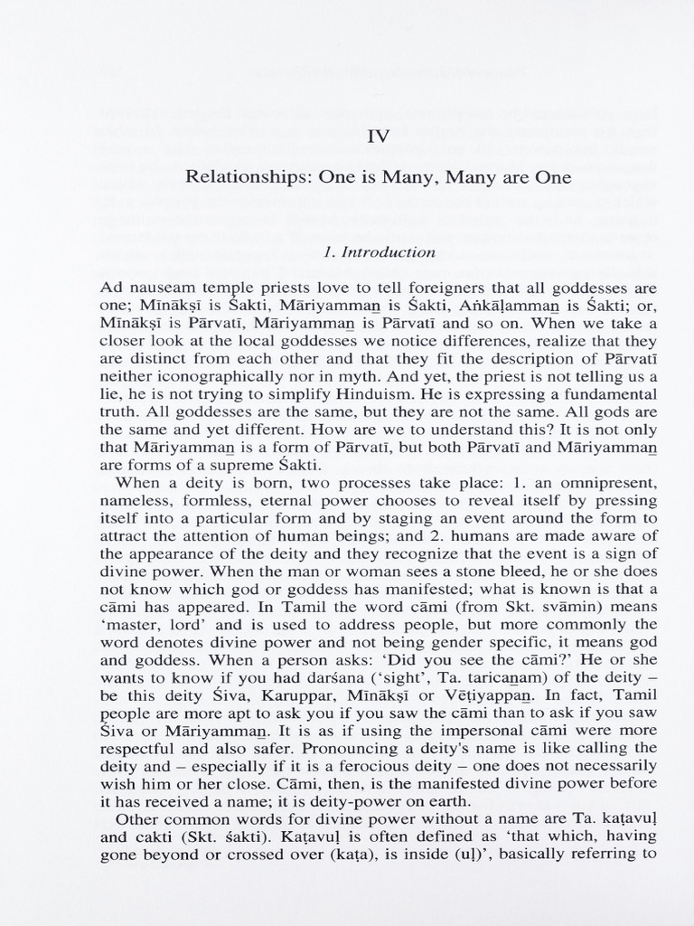 Relationships One is Many, Many Are One | PDF | Deities | Shiva