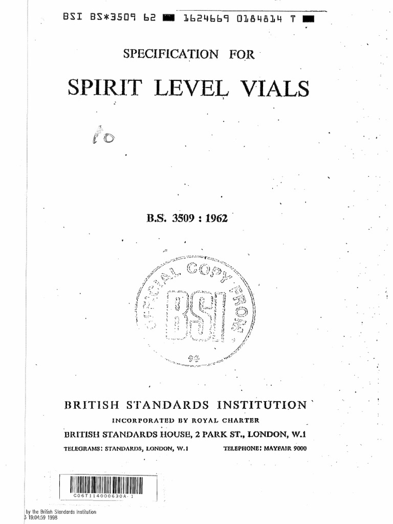 BS 3509-1962 | PDF