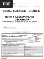 Grade 5 Natural Sciences Lesson Plan | PDF | Teachers | Lesson Plan