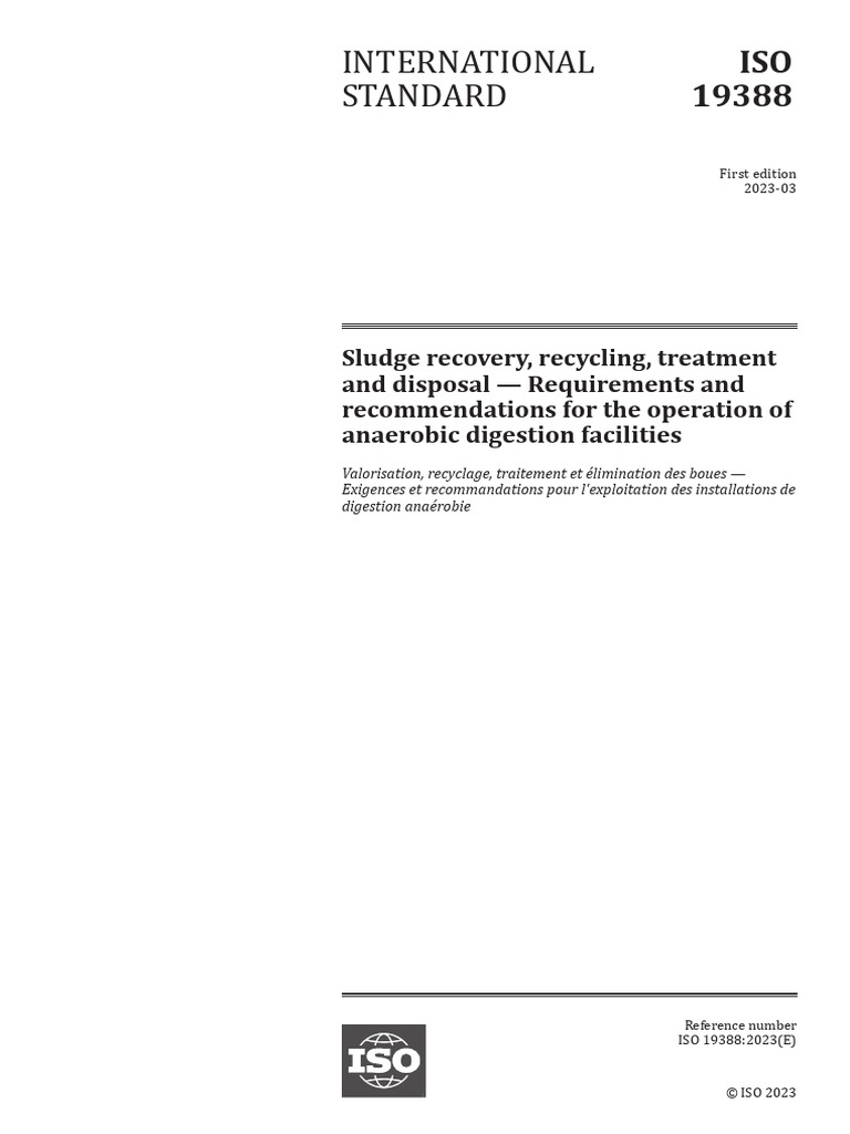 Anaerobic Digestion Facility Standards | PDF | Anaerobic Digestion | Biogas