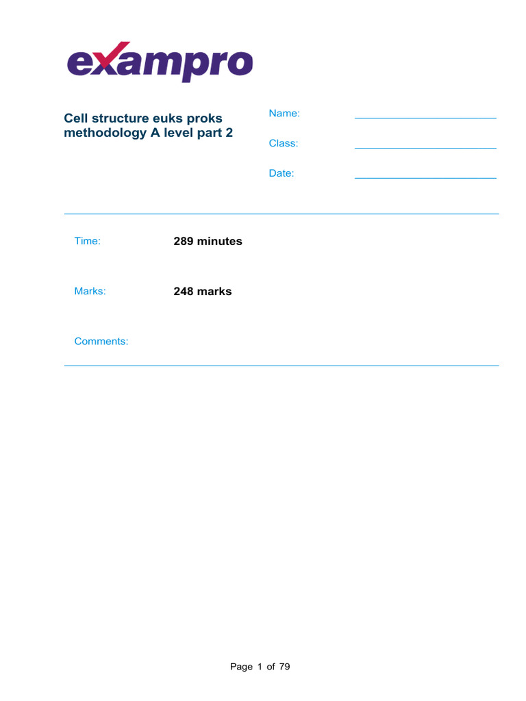 Cells Euk, Prok Part 2 | PDF | Organelle | Cell (Biology)
