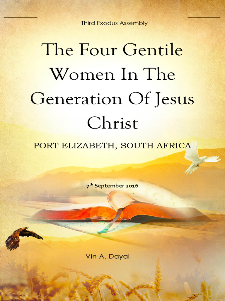 Four Gentile Women in Jesus' Lineage | PDF | Gospel Of Matthew | Born Again