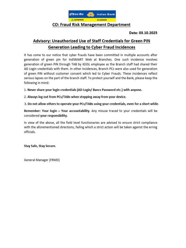 FRMC Advisory | PDF