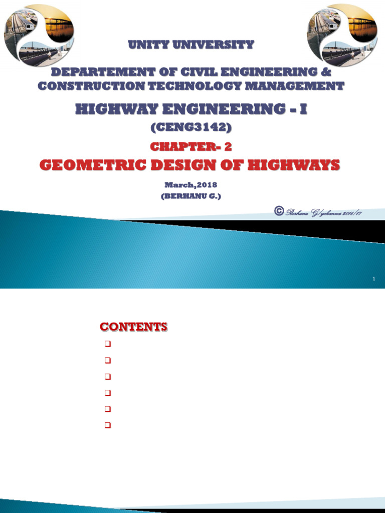 Highway Geometric Design Standards | PDF | Road | Traffic