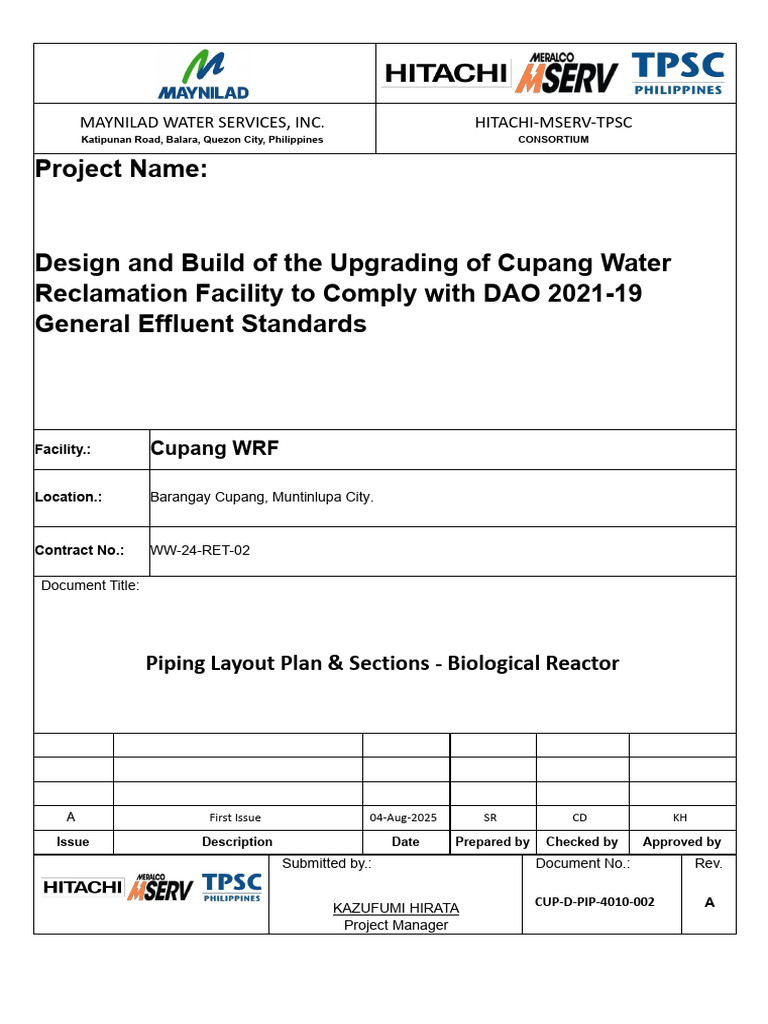 CUP-D-PIP-4010-002_A (Piping Layout Plan & Sections - Biological ...