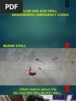 Hospital Spill Management Guidelines | PDF
