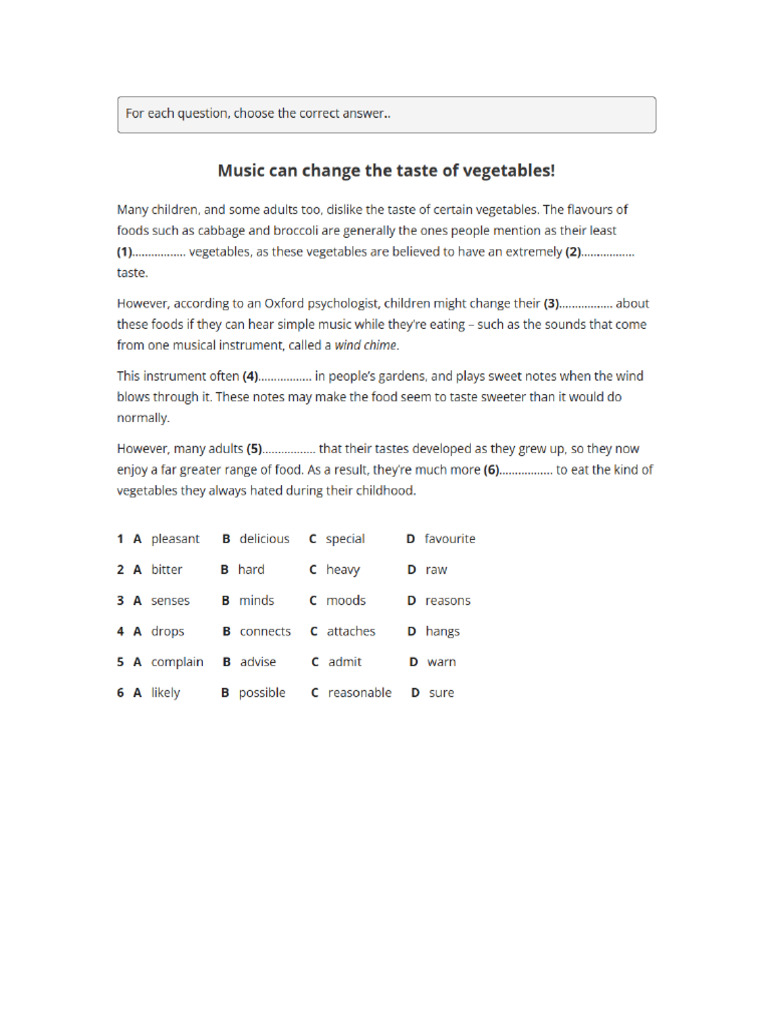 Use of English Test 5 | PDF