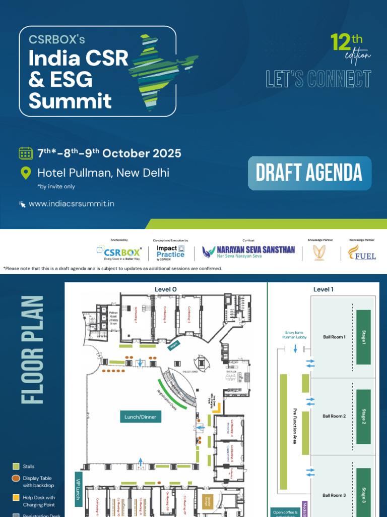 India CSR & ESG Summit 2025 Agenda | PDF | Non Governmental ...
