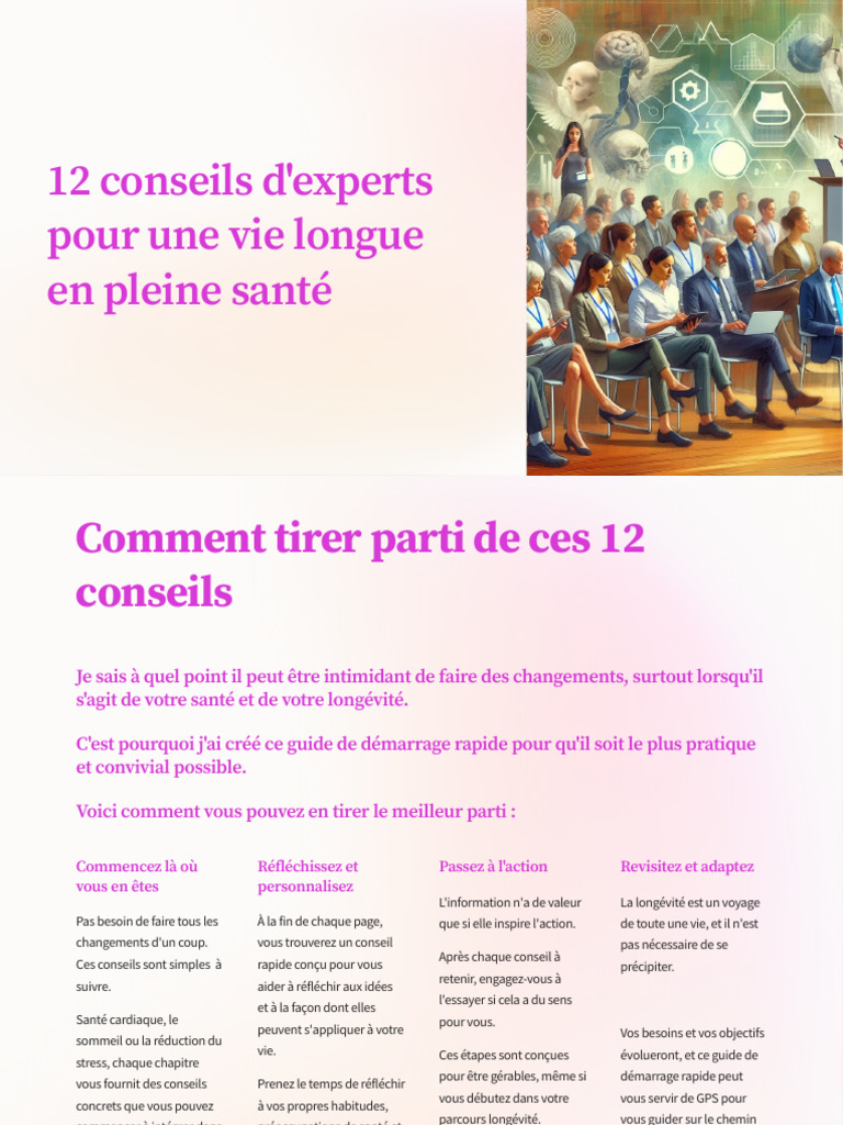 12 conseils pour une longévité saine | PDF | Médecine personnalisée ...