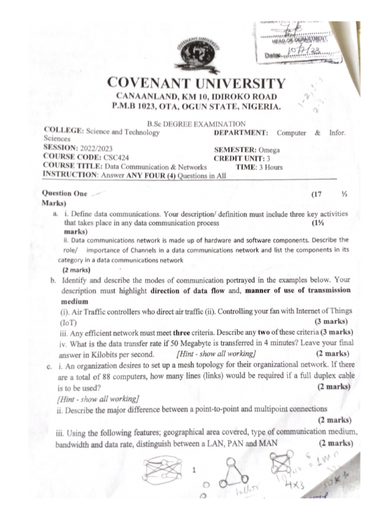CSC 424 | PDF