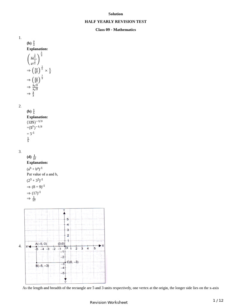 Solution 2327628 | PDF | Sphere | Cartesian Coordinate System