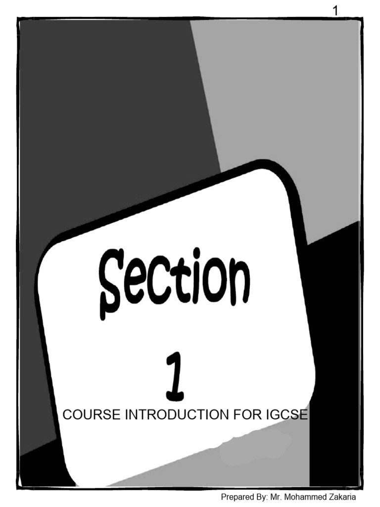 Course Introduction Igcse (2) | PDF