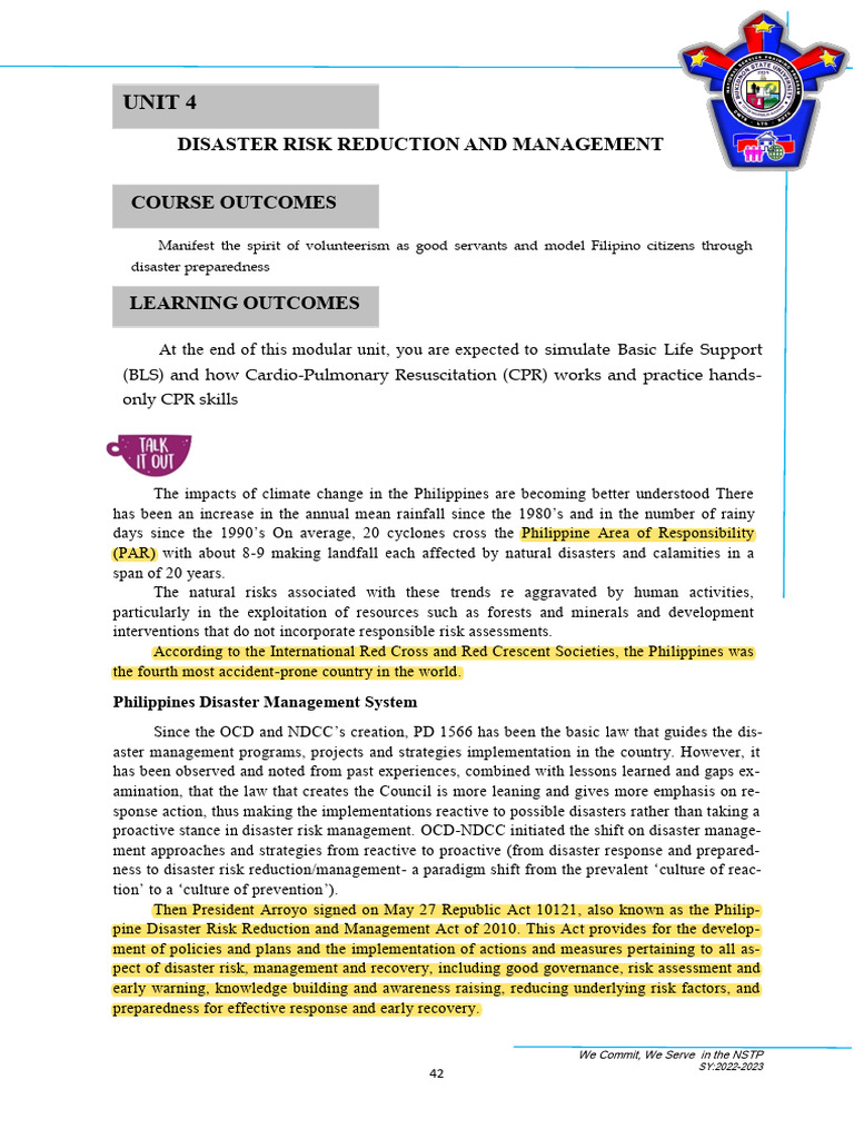 Unit 4 DRR BLS CPR SY 2022 2023 | PDF | Cardiopulmonary Resuscitation ...