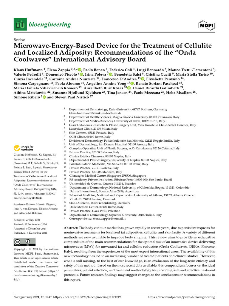 2- Microwave-Energy-Based Device for the Treatment of Cellulite | PDF ...