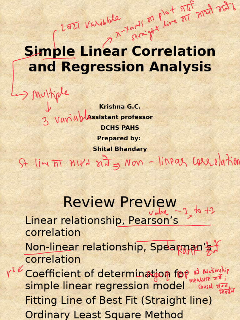 Inferential Statistics XI | PDF | Regression Analysis | Statistical ...