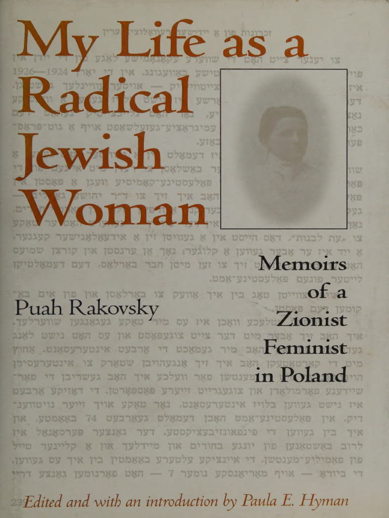 My Life As A Radical Jewish Woman - Memoirs of A Zionist - Rakovsky ...