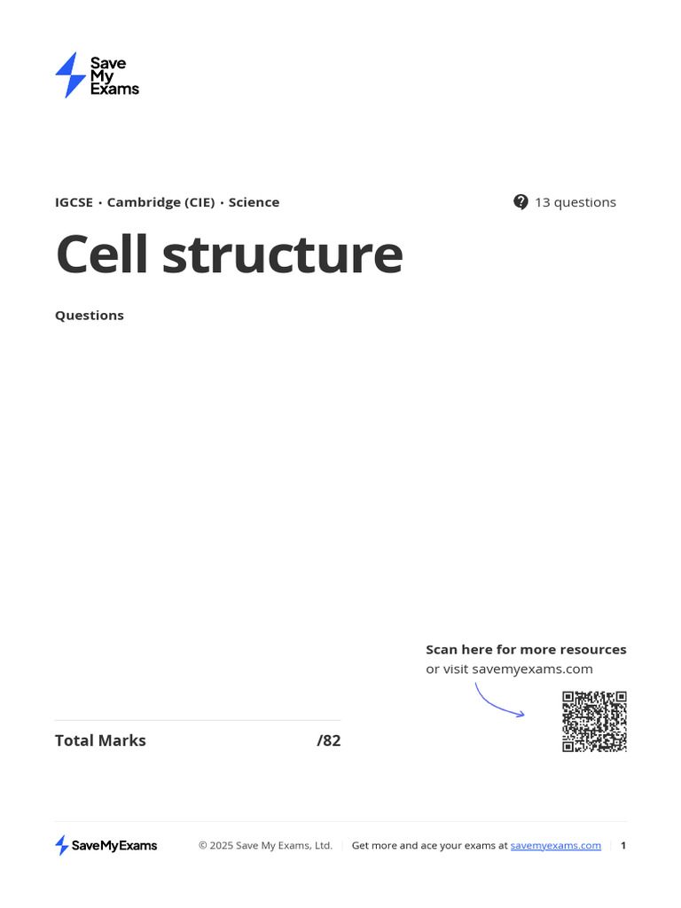 Cell Structure Assessments Jc5hk99VP6kVPpSY 1760046247342 | PDF | Cell ...