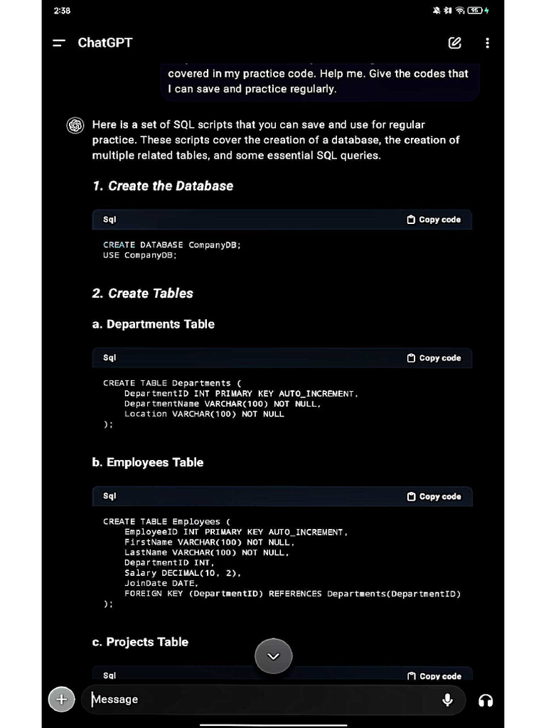 SQL Practise Query | PDF