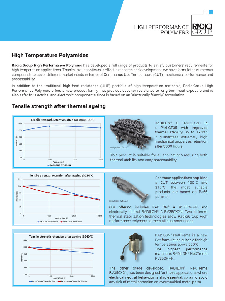 Flyer - High Temperature Polyamide | PDF | Polymers | Physical Chemistry