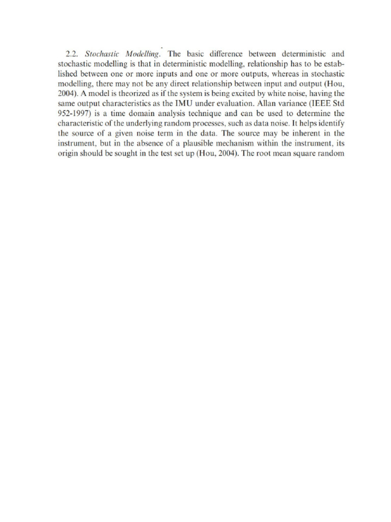 Stochastic Modeling | PDF