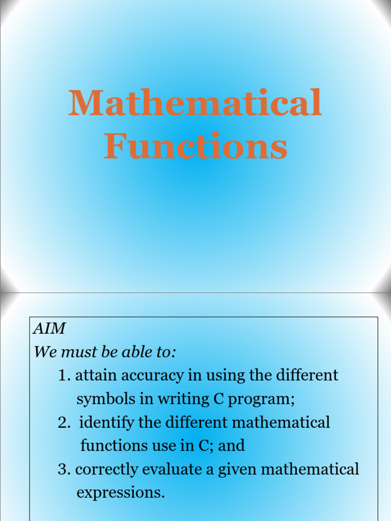 Quarter II Mathematical Functions | PDF | Trigonometric Functions ...