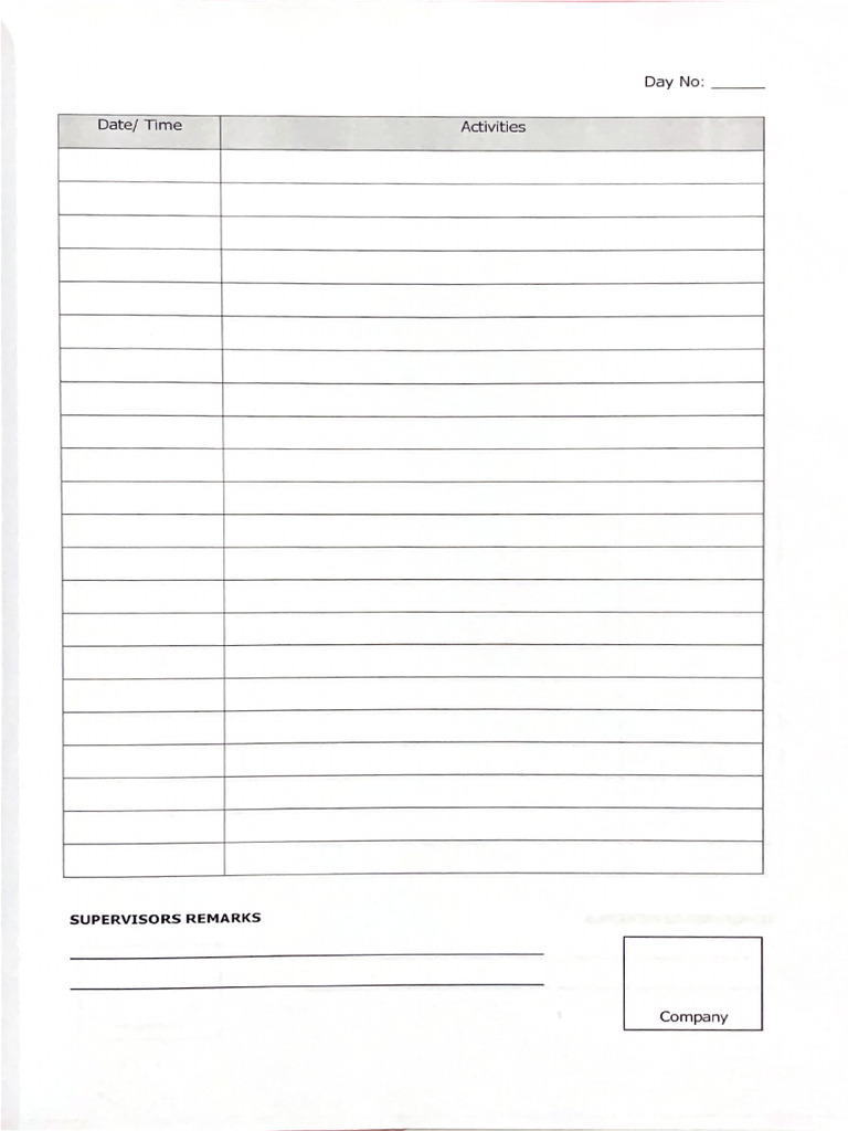 Logbook | PDF