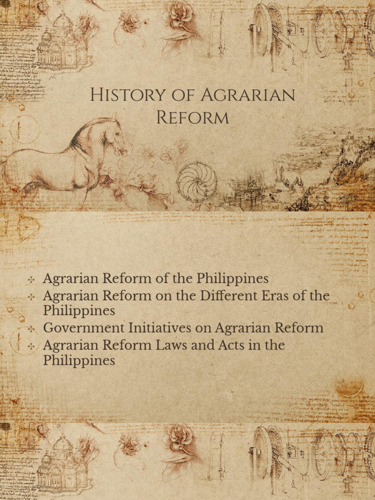 History-of-Agrarian-Reform RPH | PDF | Philippines
