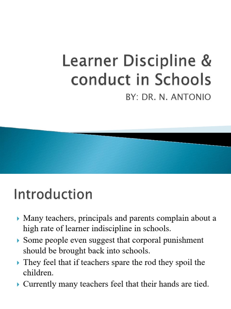 Understanding School Discipline Strategies | PDF | Disciplines | Learning