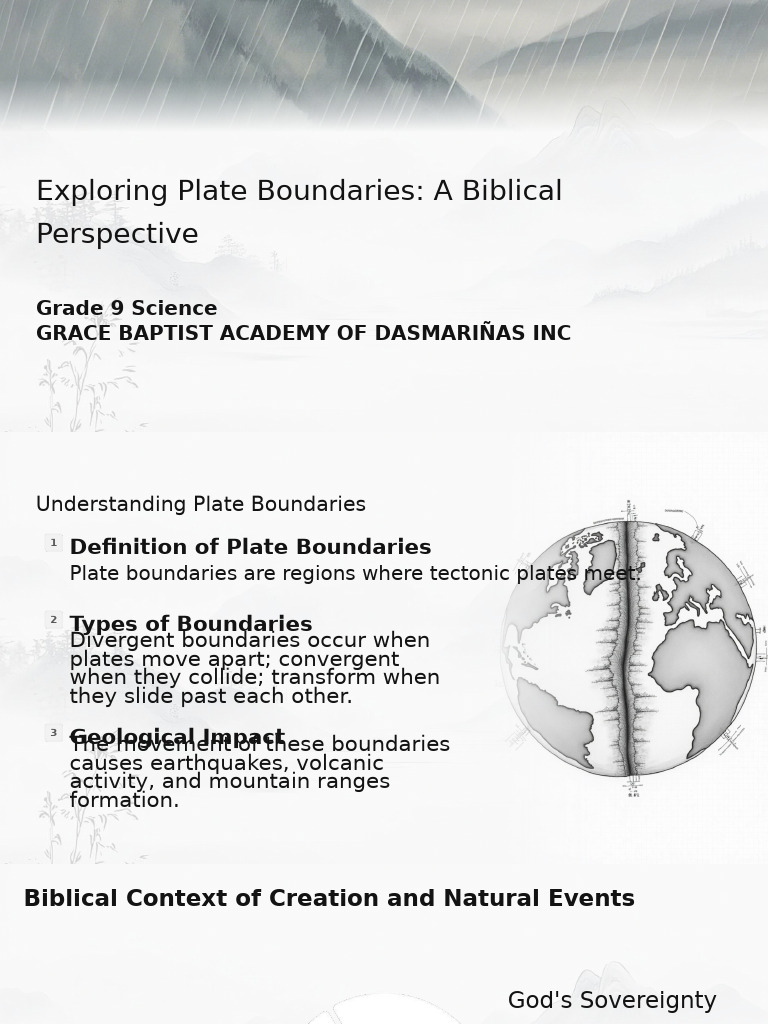 Exploring Plate Boundaries - A... | PDF | Plate Tectonics | Natural ...